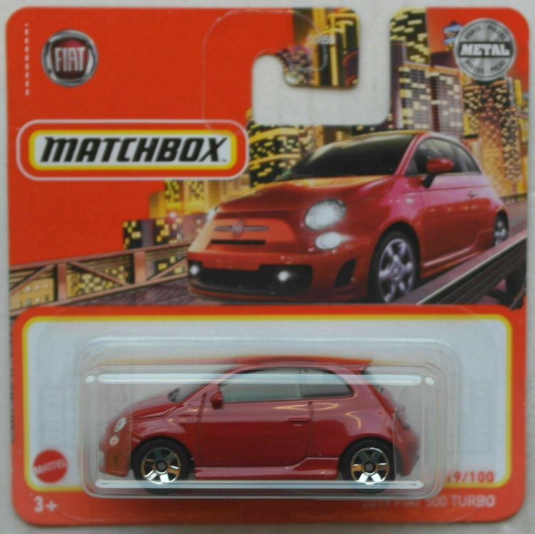 Matchbox 2019 Fiat 500 Turbo Rosso 1/64 2021 | Kaufen auf Ricardo