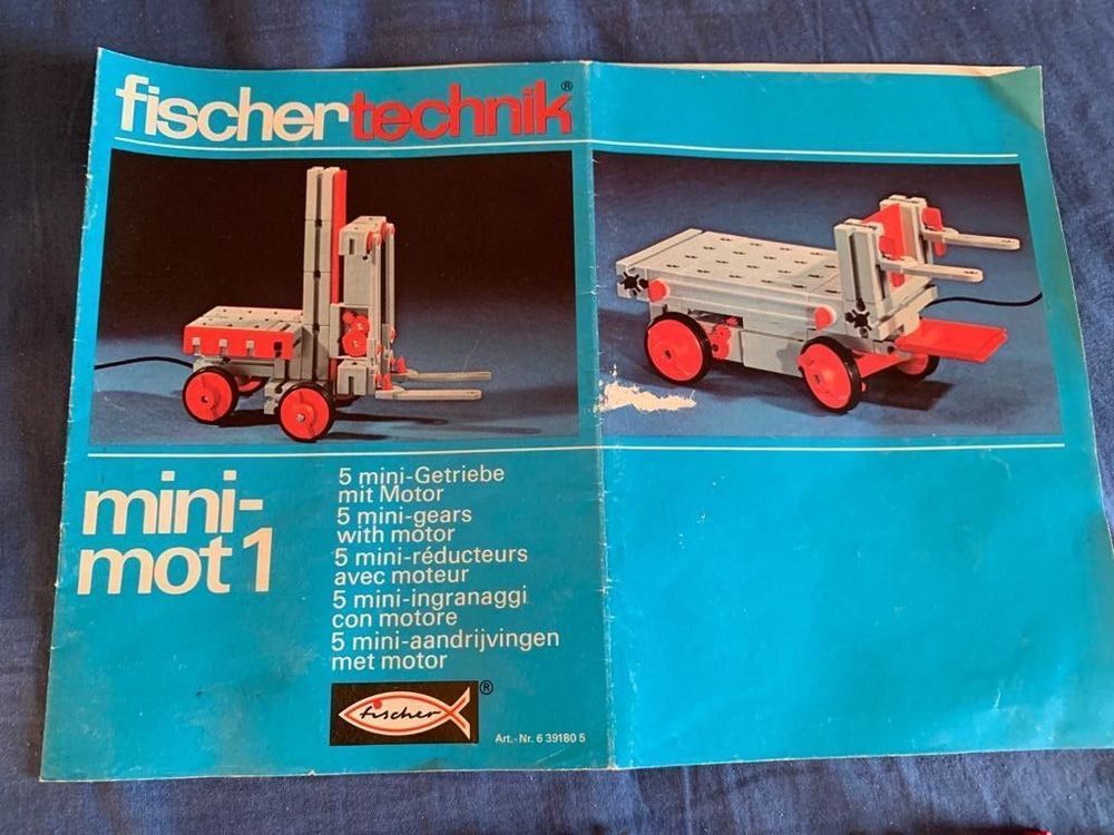 Fischertechnik Mini-Motor 1, Trafo, Motorenset plus Bauteile | Kaufen ...