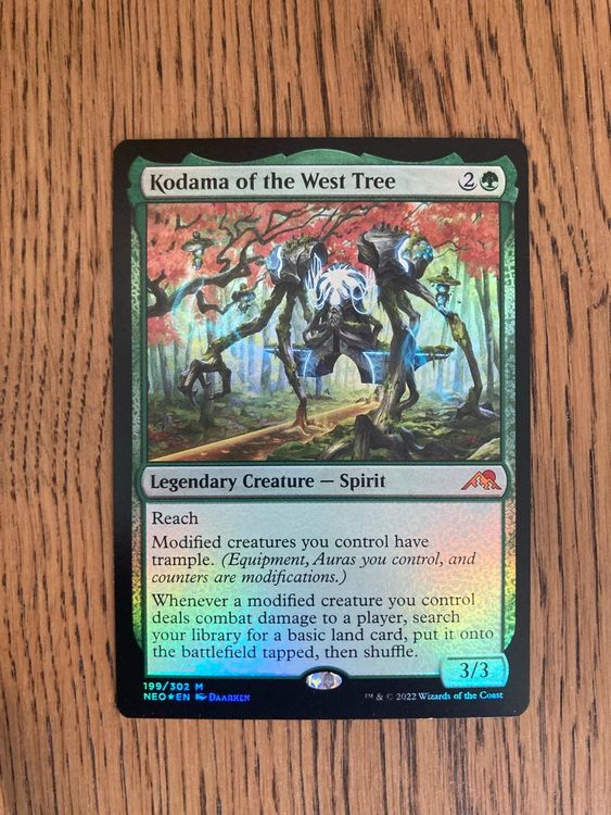 Foil Kodama of the West Tree Kamigawa Neon Dynasty NM | Kaufen auf Ricardo