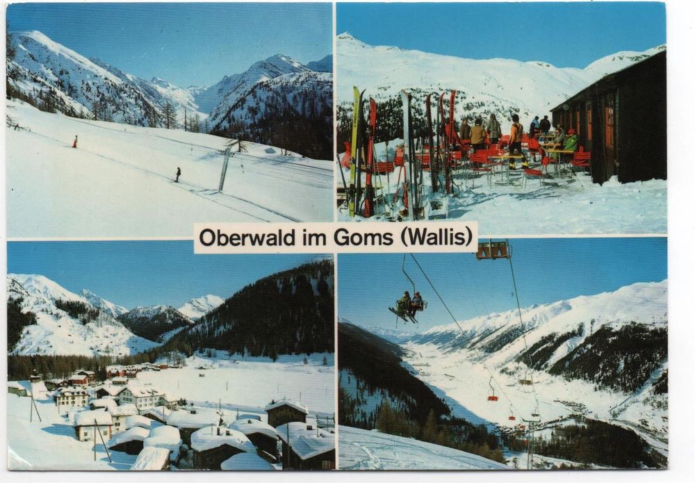 OBERWALD im Goms, Skilift, Sesselbahn | Acheter sur Ricardo