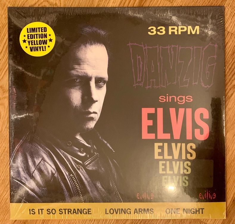 Glenn DANZIG “Sings ELVIS” LIMITED EDITION YELLOW VINYL NEU! | Kaufen ...