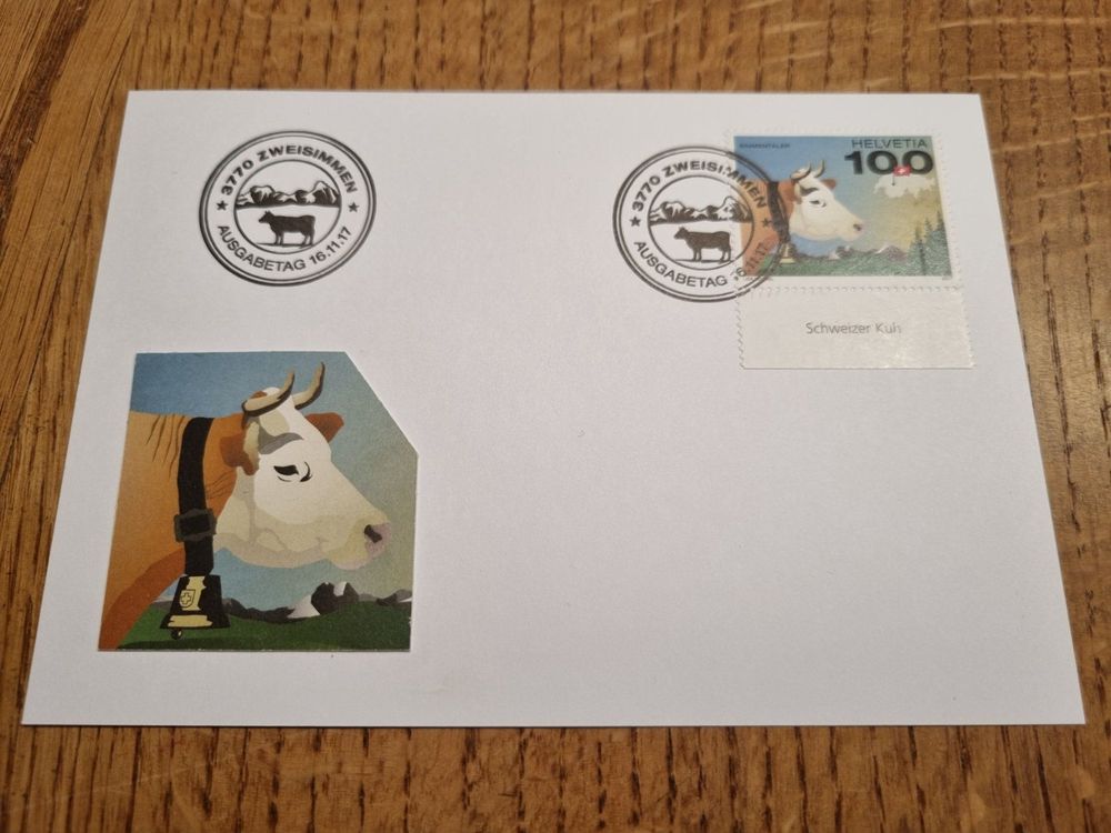 2017 FDC Karte Schweizer Kuh | Kaufen auf Ricardo