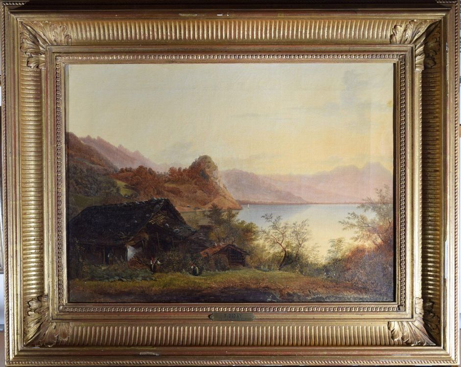François Diday 1802-1877 Brienzer See Gemälde | Acheter sur Ricardo
