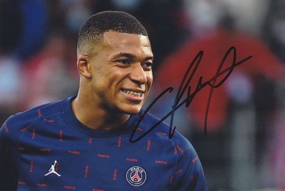 KYLIAN Mbappé / Autographe Original. | Kaufen auf Ricardo