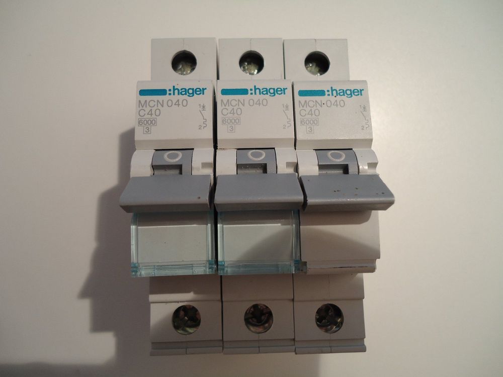 HAGER LS C40 MCN 040 6kA 3 Stück | Kaufen auf Ricardo
