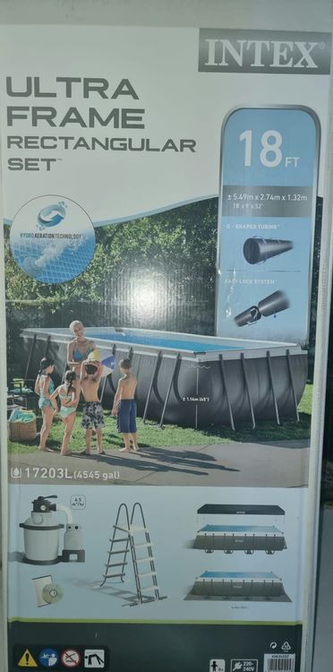 Intex Ultra Frame Rectangular Pool | Kaufen auf Ricardo