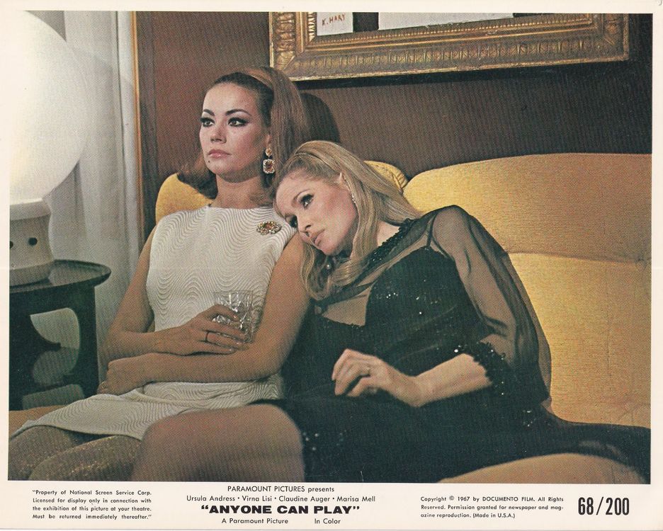 URSULA ANDRESS & CLAUDINE AUGER (EX Bond-Girls) VINTAGE 1968 | Kaufen ...