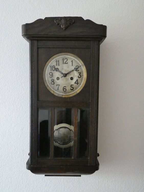 Wanduhr Pendule Gustav Becker mit Harfen-Gong & Silesia P42 | Kaufen auf Ricardo