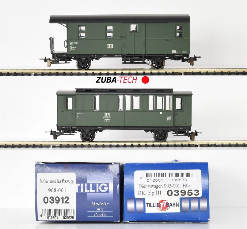 Tillig Bahn 2x Personenwagen DR H0e GS | Kaufen auf Ricardo