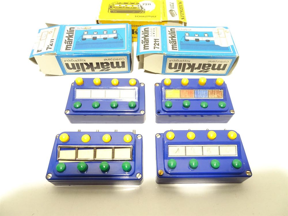 4 Märklin Stell und Schaltpulte HO 7211 | Kaufen auf Ricardo