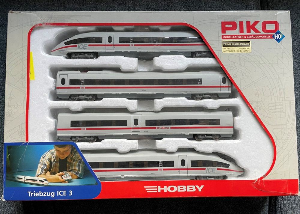 ICE 3 Triebzug von Piko 57305 DE-AG, Ep V H0 Digital AC | Acheter sur ...