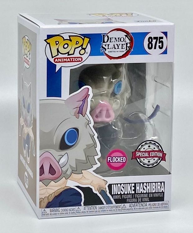 Funko Pop! Demon Slayer, Inosuke Hashibira (flocked) #875 | Kaufen auf ...