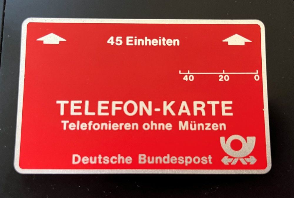 Telefon-Karte Deutsche Bundespost 45 Einheiten | Kaufen auf Ricardo