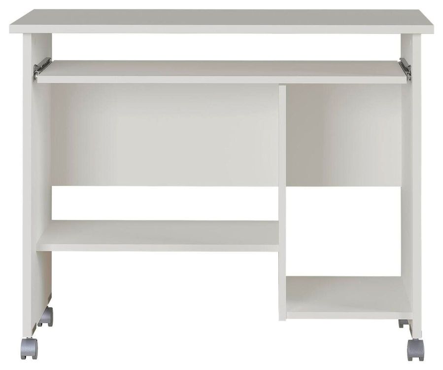 Germania Computertisch mit Rollen, Weiss, 90 cm (NEU) | Kaufen auf Ricardo