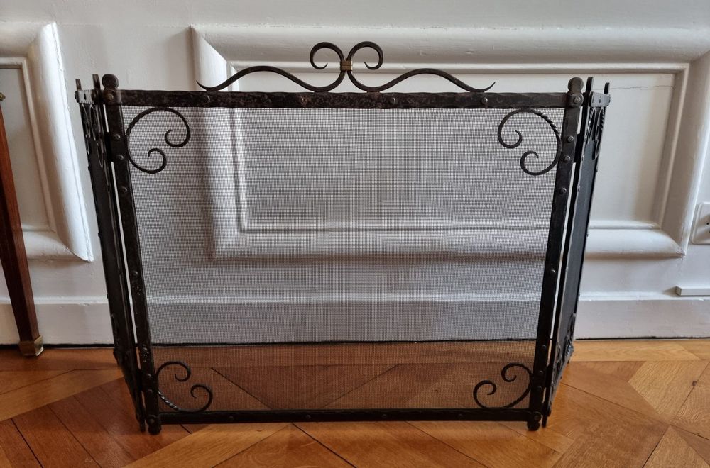 Magnifique grille de cheminée en fer forgé | Kaufen auf Ricardo