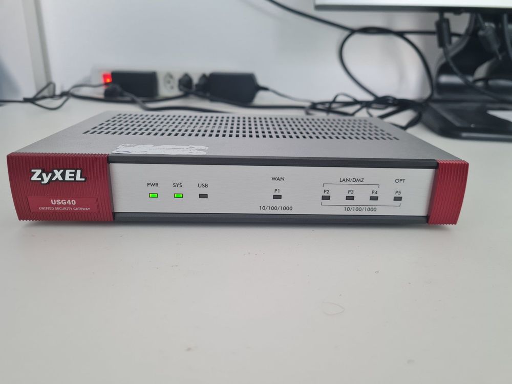 ZyXEL USG40 Unified Security Gateway | Kaufen auf Ricardo