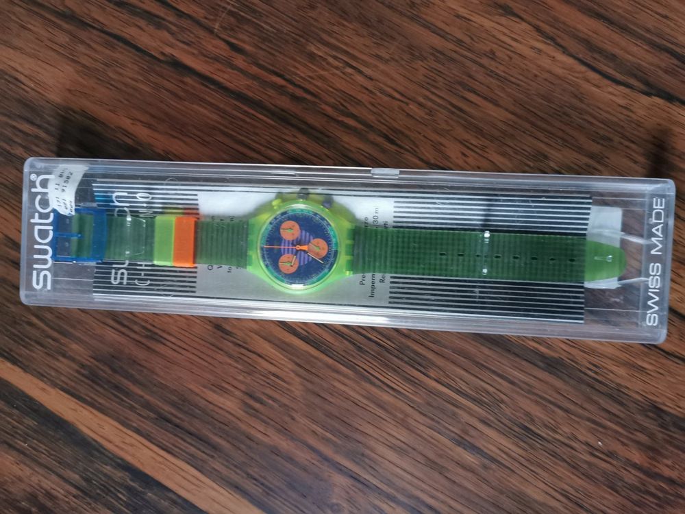 Swatch Chrono Neo Wave SCJ100 Neu 1991 | Acheter sur Ricardo