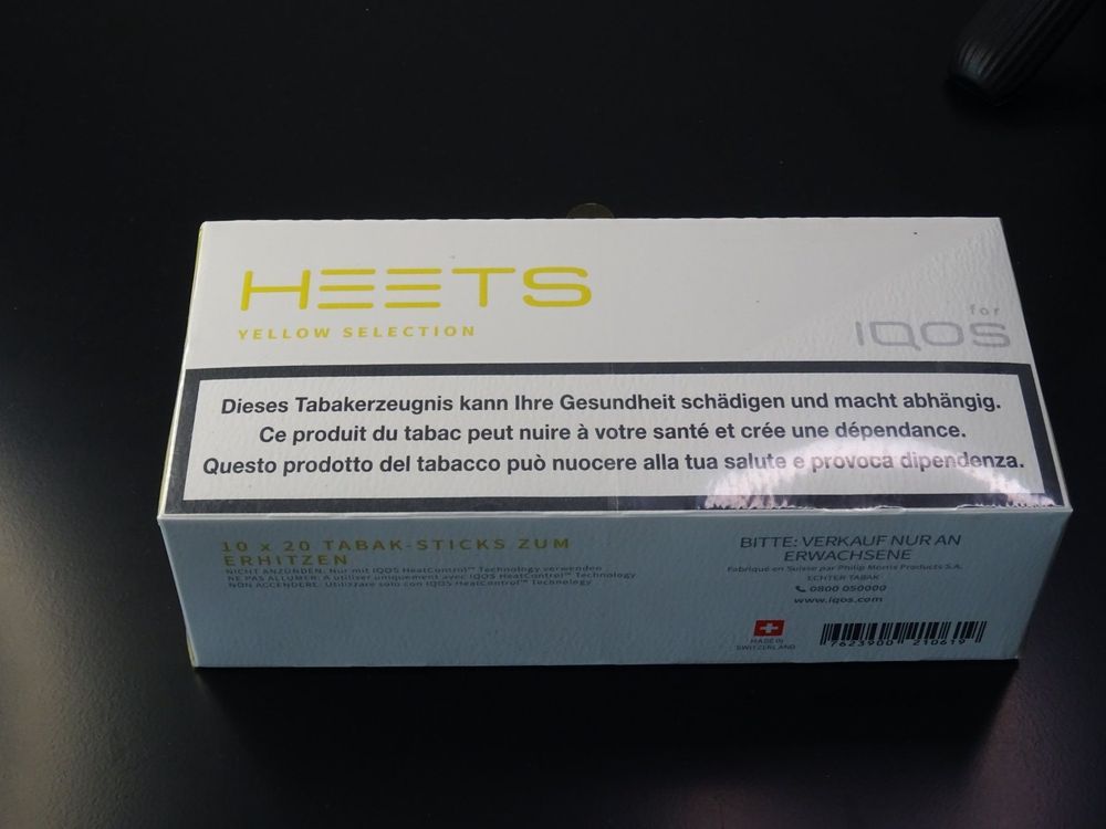 HEETS Yellow Selection Sticks | Acheter sur Ricardo