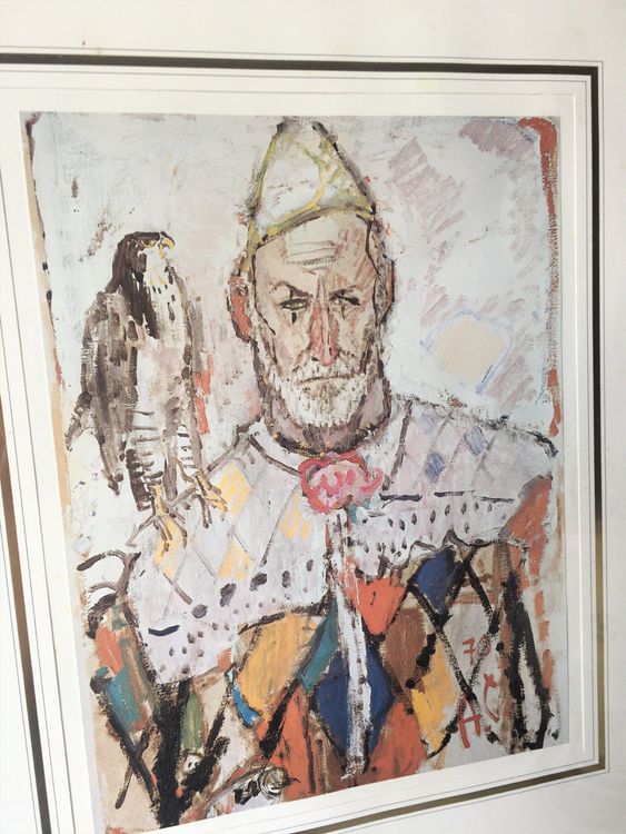 Fantastische Künstler Bild Druck signiert und Datiert | Kaufen auf Ricardo