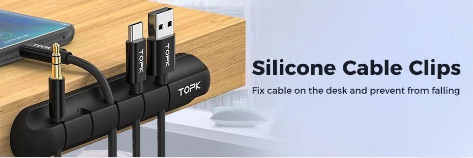 TOPK Kabel-Organizer Silikon für 3 Kabel | Kaufen auf Ricardo