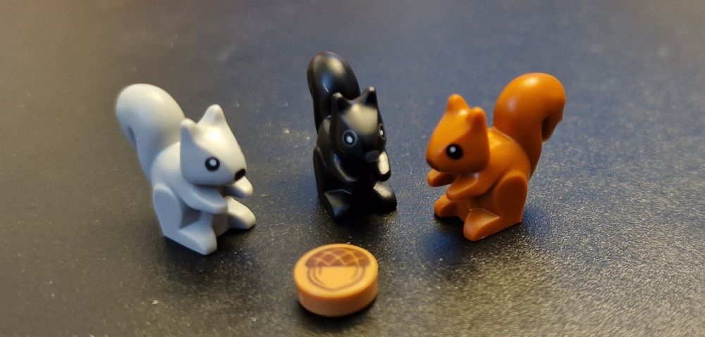 Lego City Tier 3x Eichhörnchen écureuil + Eichel gland acorn | Kaufen ...