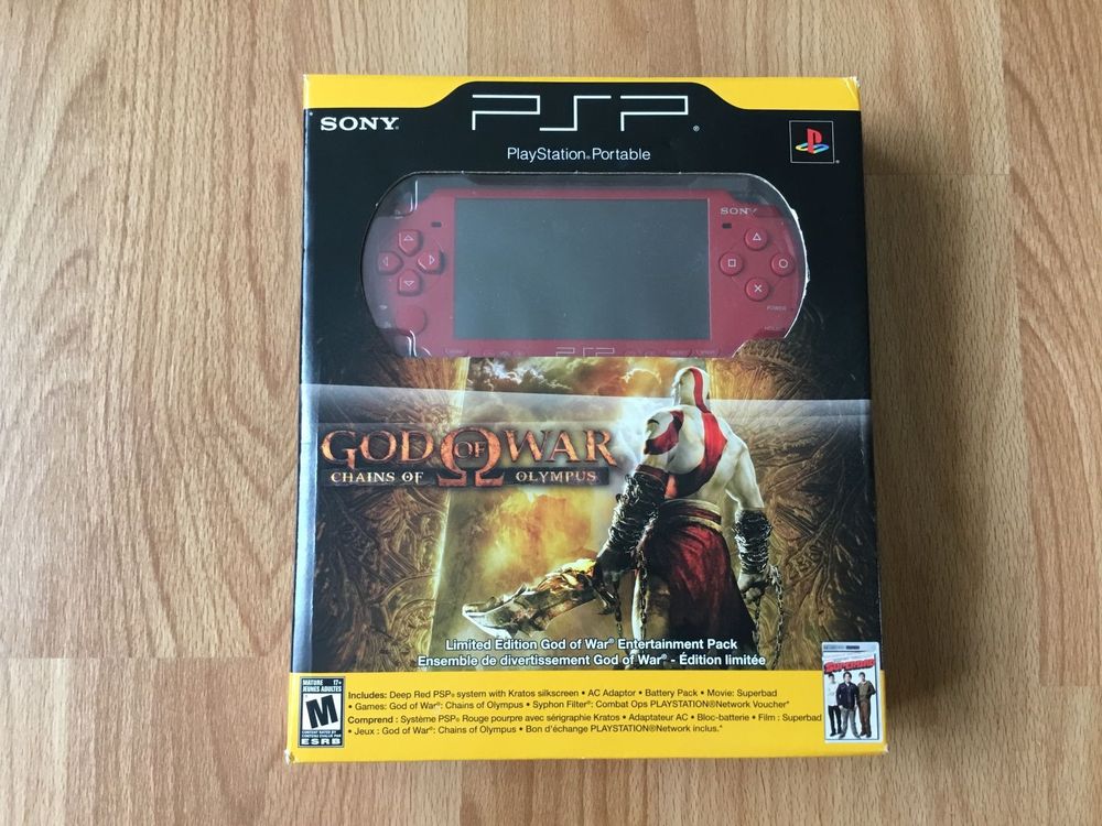 PSP Slim Konsole Limited Edition God of War TOP Sammler 1.- | Kaufen ...