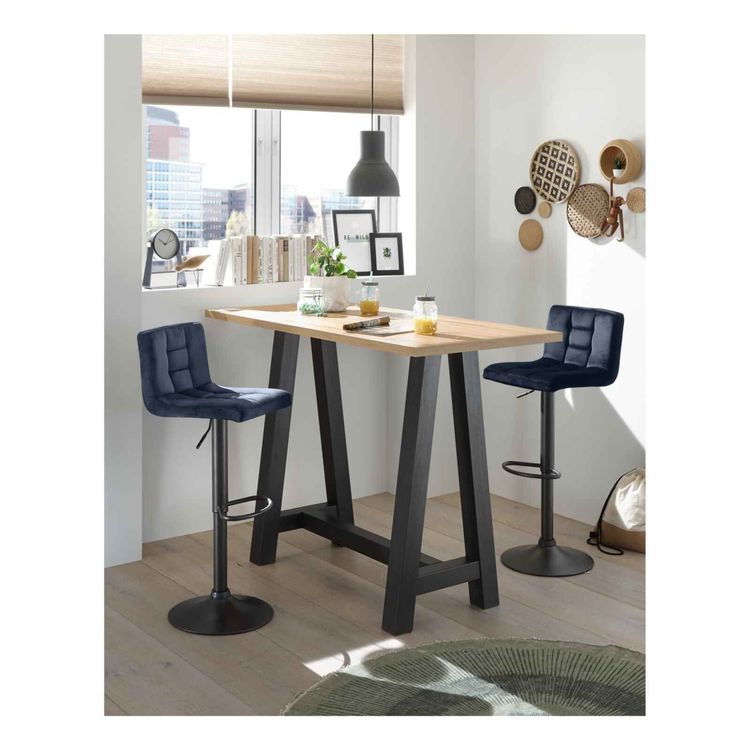 Bartisch mit 2 Barhockern (Industrial Style) wie neu | Kaufen auf Ricardo