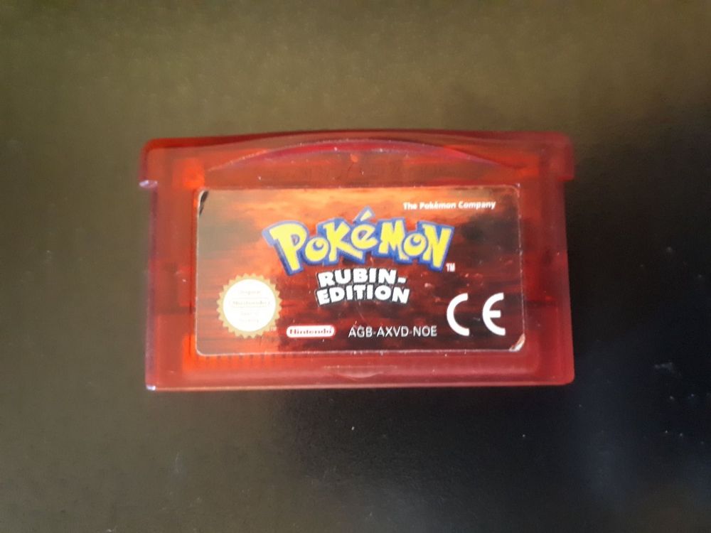 Nintendo Gameboy Advance - Pokemon Rubin Edition - Modul NOE | Kaufen ...