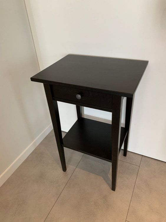 IKEA HEMNES Nachttisch / Ablagetisch schwarzbraun | Kaufen auf Ricardo