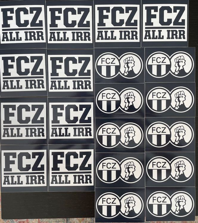 FC Zürich FCZ Sticker 20 Stück | Kaufen auf Ricardo