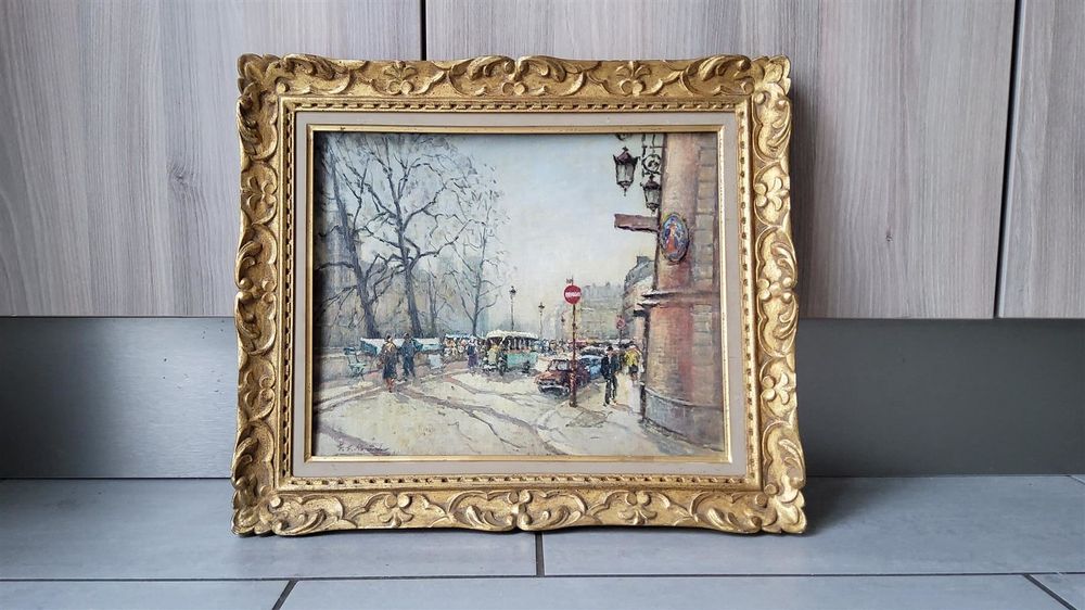 Antik bild unterschrifft/ Paris | Kaufen auf Ricardo