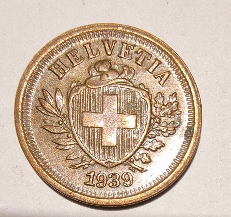 1 Rappen 1939 - Sehr selten - Münze Nummer 3 | Kaufen auf Ricardo