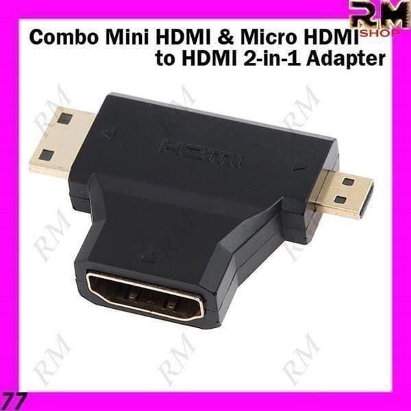 Mini HDMI & Micro HDMI to HDMI Female 2- | Kaufen auf Ricardo