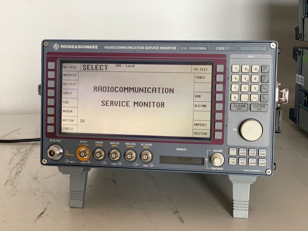 Rohde&Schwarz CMS33 Funkmessplatz | Kaufen auf Ricardo