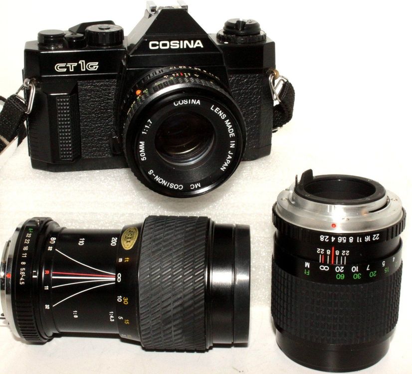 COSINA CT 1G + 1.7/50 + 2.8/135 + 80-200 (PENTAX-K-Bajonett) | Kaufen ...