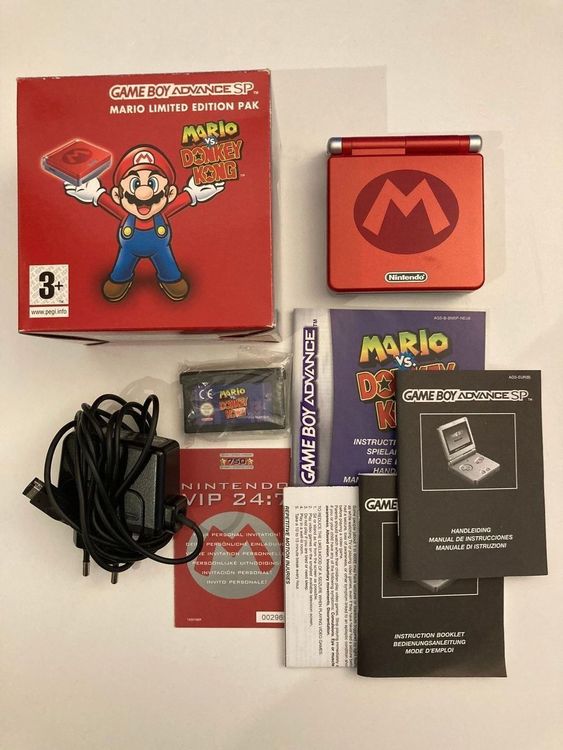 Sammlungsauflösung: GBA SP Konsole Mario Limited Ed. (OVP) | Comprare ...