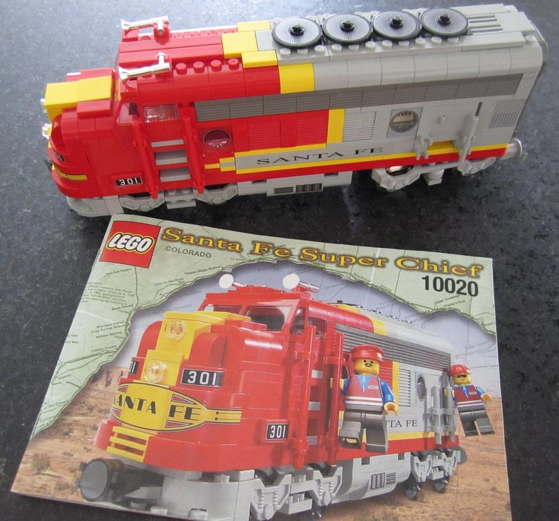 Lego Santa Fe Super Chief 10020 mit 9V Motor Antrieb 5300 | Acheter sur ...