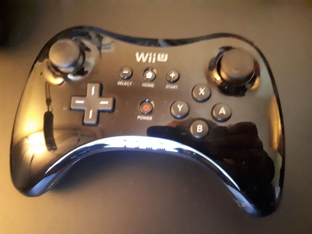Nintendo Wii U - Pro wireless Controller - schwarz - Top Zus | Kaufen ...