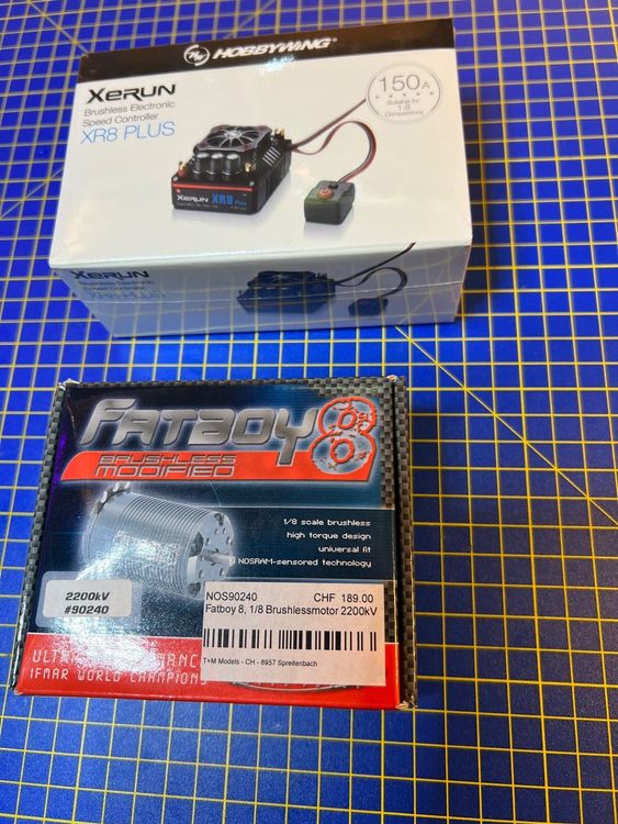 Xerum xr8 plus und Fatboy 2200kv Motor | Kaufen auf Ricardo