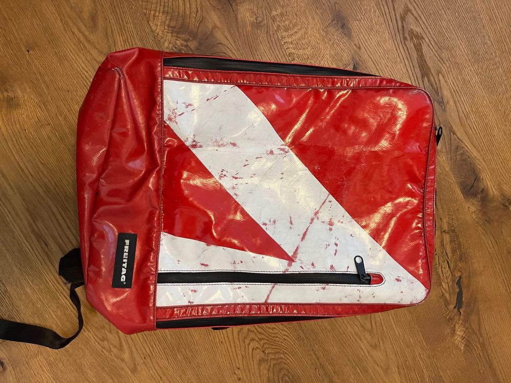 Freitag Rucksack Hazzard rot | Acheter sur Ricardo