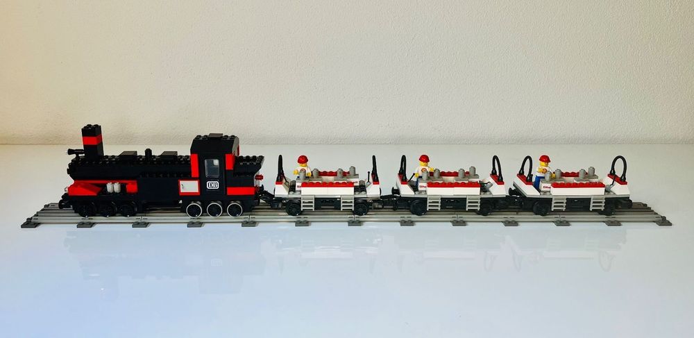 Lego 12V Dampflok mit 3 Shell-Waggons | Kaufen auf Ricardo