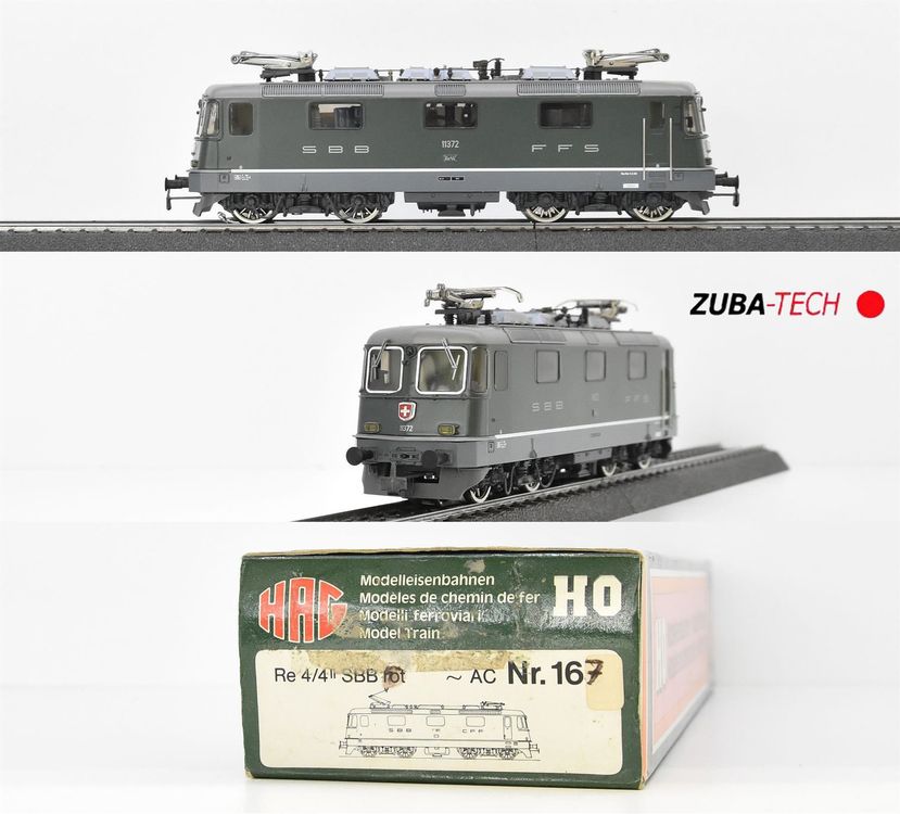 HAG 167 E-Lok Re 4/4 II SBB H0 WS Analog | Acheter sur Ricardo