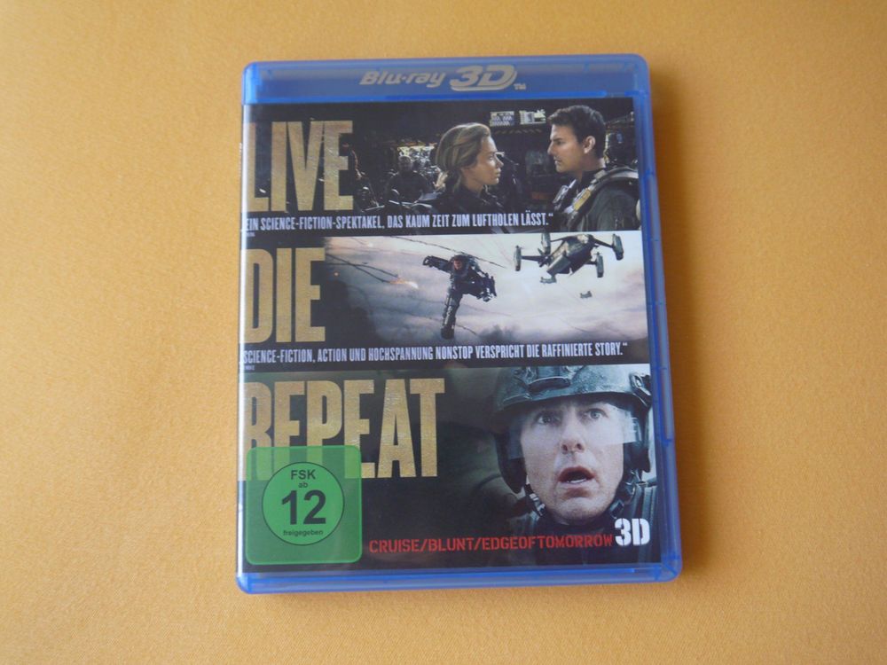 Live Die Repeat: Edge Of Tomorrow-3D-Tom Cruise | Kaufen auf Ricardo