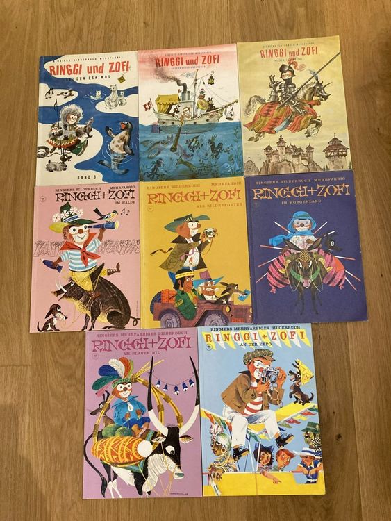 8 RINGGI und ZOFI Kinderbücher (1953-1964) | Kaufen auf Ricardo