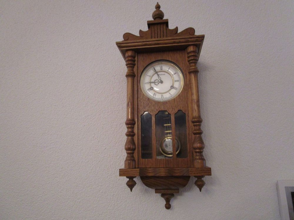 Wanduhr Holz mit Pendel Antik Stil Dugena West Germany | Acheter sur ...