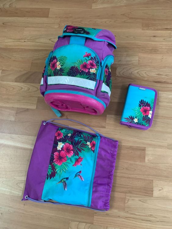 Schulrucksack / Schulthek mit passendem Etui und Schwimmsack | Acheter ...