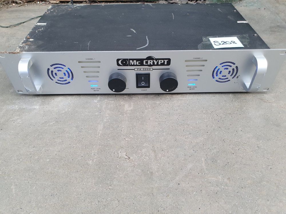 MC Crypt PA-5000 Verstärker | Acheter sur Ricardo