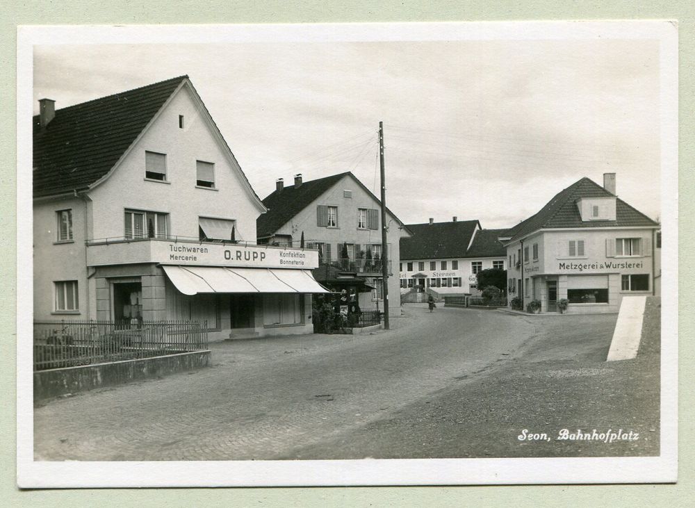 Strassenansicht von Seon AG mit Bahnhofplatz | Kaufen auf Ricardo