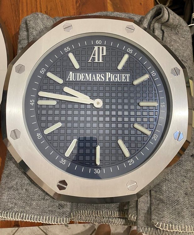 Audemars Piguet Royal Oak AP - Wall clock (Rare Blue Dial) | Kaufen auf ...