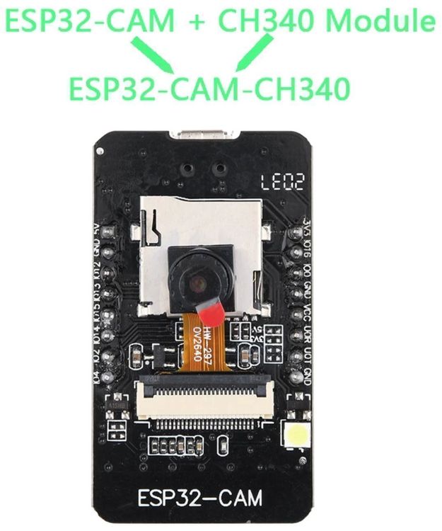ESP32-CAM-CH340, ESP32 +Kamera +MicroUSB | Kaufen auf Ricardo